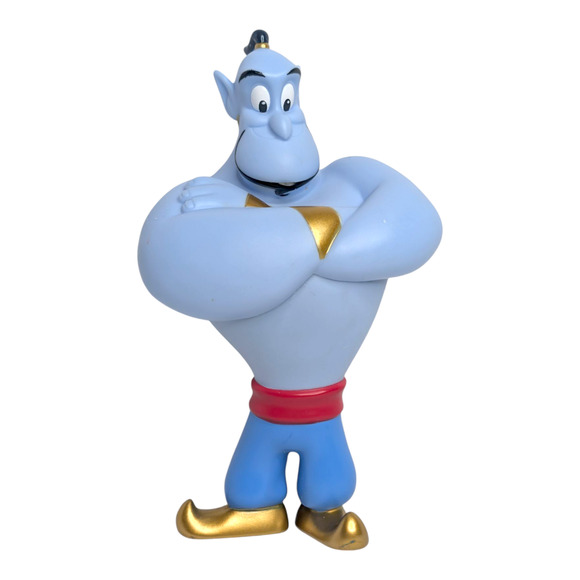 Disney | Toys | Disney Aladdin Genie Blue 8in Plastic Figure 9s Folded ...
